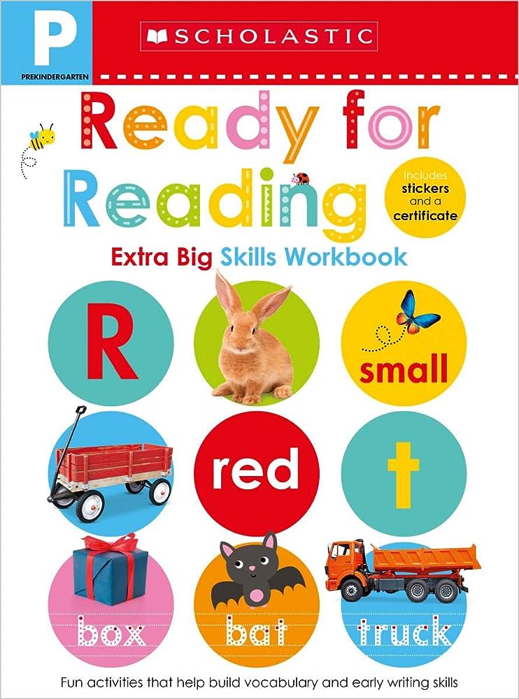 Pre-k Extra Big Skills Workbook: Ready For Reading – قرية الحكايات